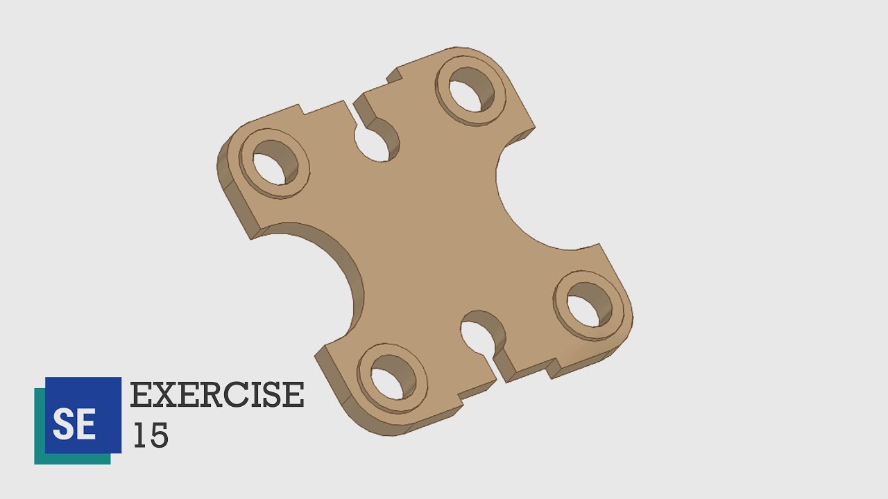 Solid Edge - Exercise 15 | CAD Tutorial
