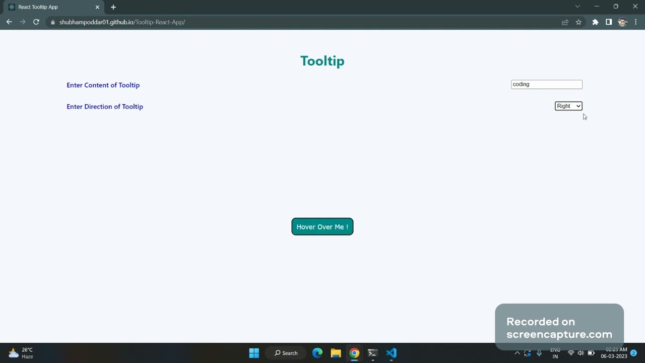 Tooltip - React.js | React | CN-Project