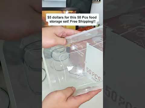 Affordable Food Storage Containers Set #KitchenHacks #kitchenware