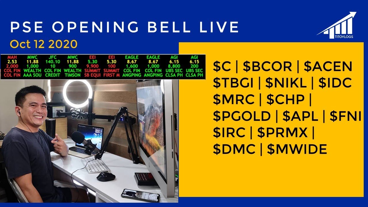 PSE OPENING BELL  LIVE | OCT 12, 2020