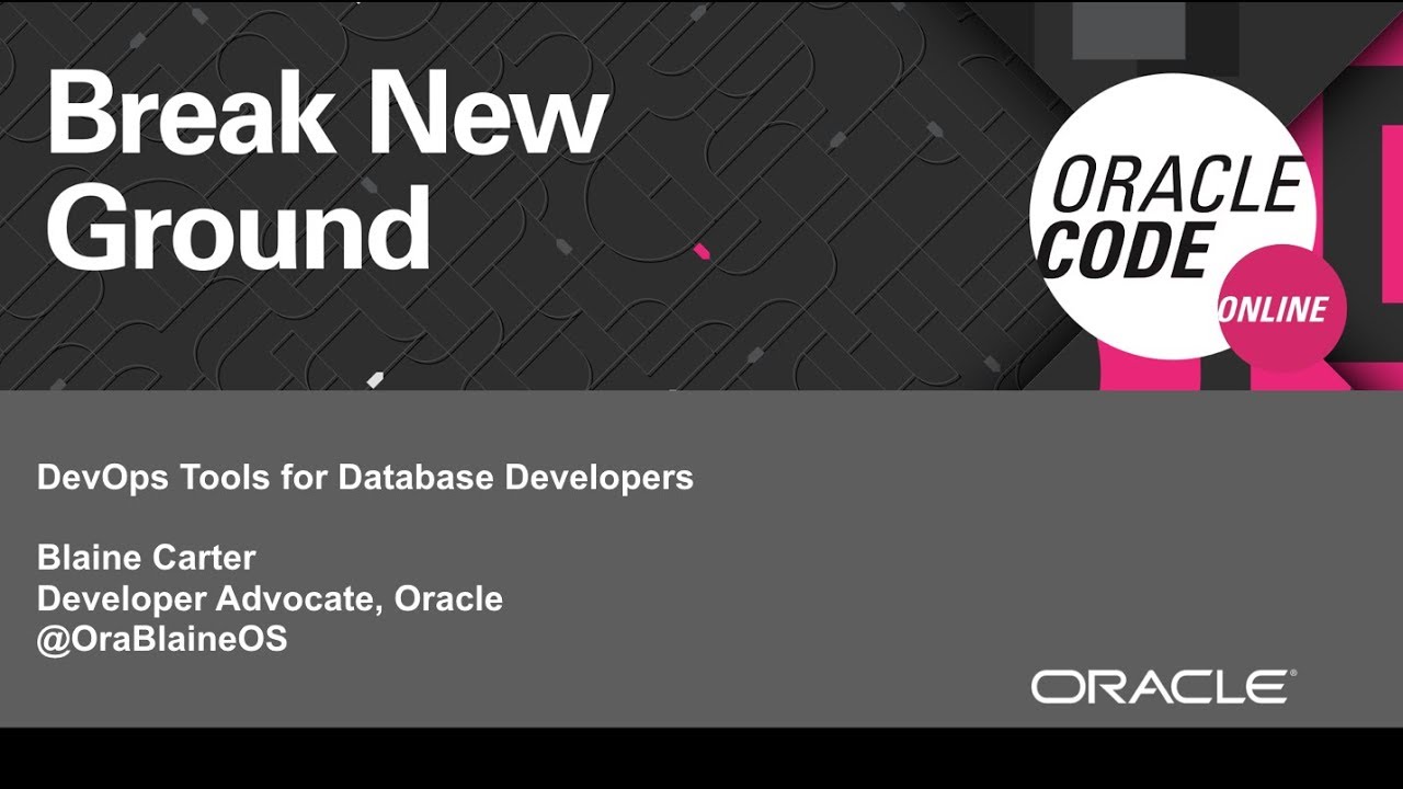 DevOps Tools for Database Developers