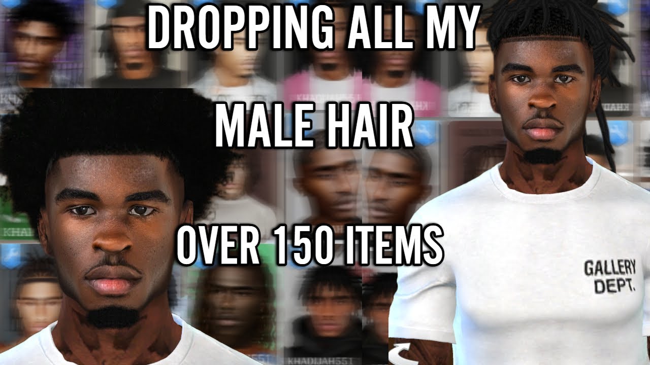DROPPING ALL MY MALE HAIR UPDATED