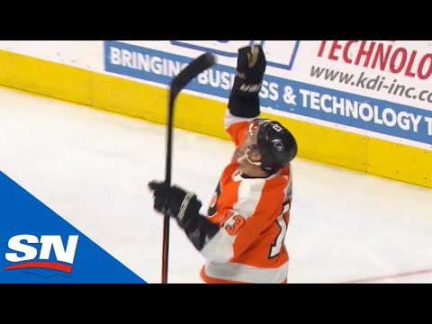 Kevin Hayes Scores First Goal Of The Year & Points To The Sky For Late Brother Jimmy