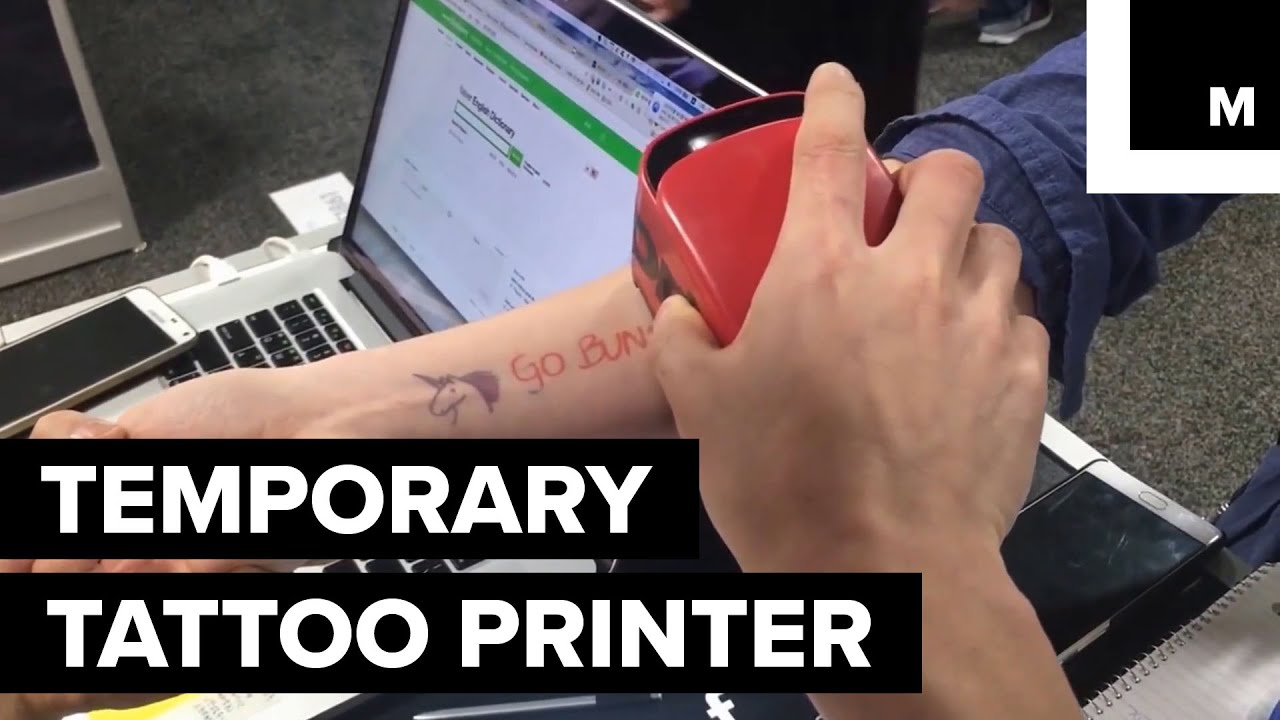 Temporary tattoo printer