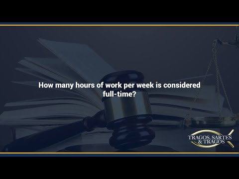 How many hours of work per week is considered full-time?