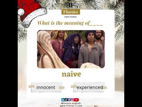 The meaning of “naive”
