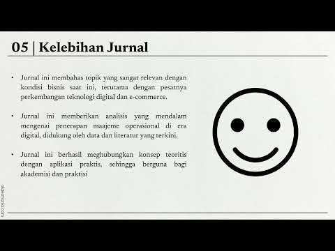 Tugas Review Jurnal Manajemen Operasi dan Aplikasi Dimas Putra Ramadhan (1111221104)
