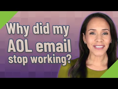 Why did my AOL email stop working?