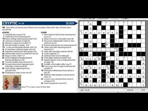 "The Age" - Themed Crossword