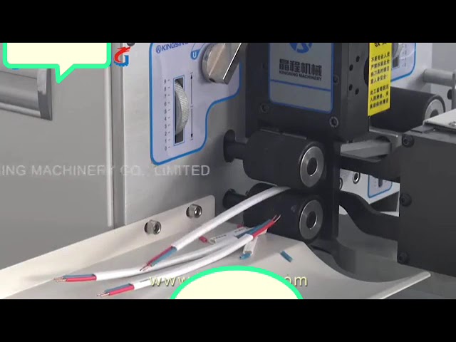 Wire Cutting Stripping And Twisting Machine - 2 Core Flat Cable Cutting ...
