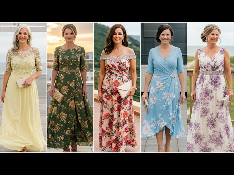 Elegant Floral Dresses for The Summer Mother of The Bride!