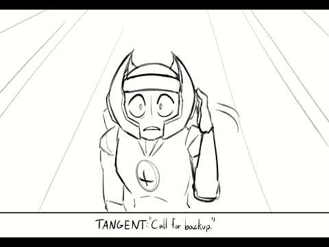 Tangent and Sine Talk Scene Storyboard – A.Vi. Illustration