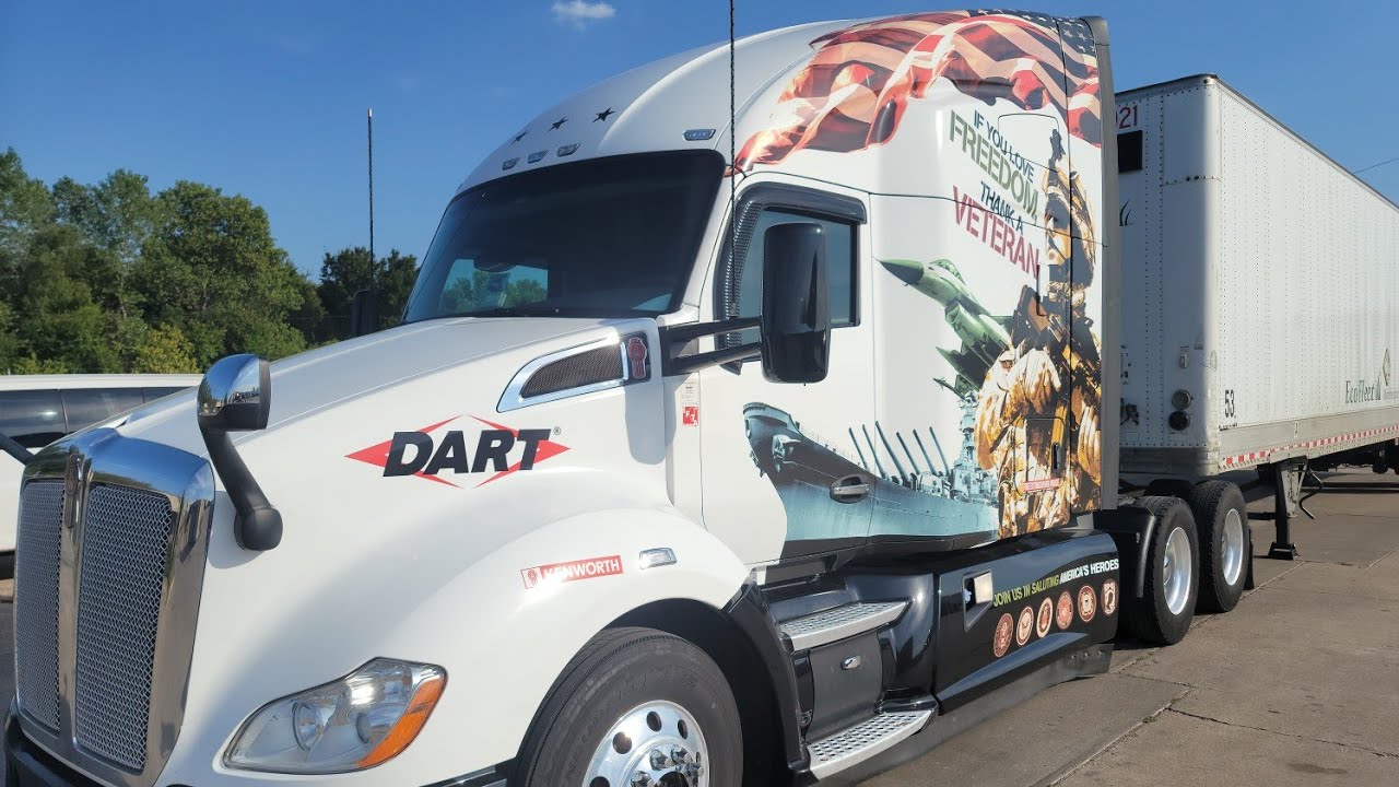 DART TRANSIT COMPANY...Eagan, Minnesota main office, and drivers longe workout room tour & review 🚛