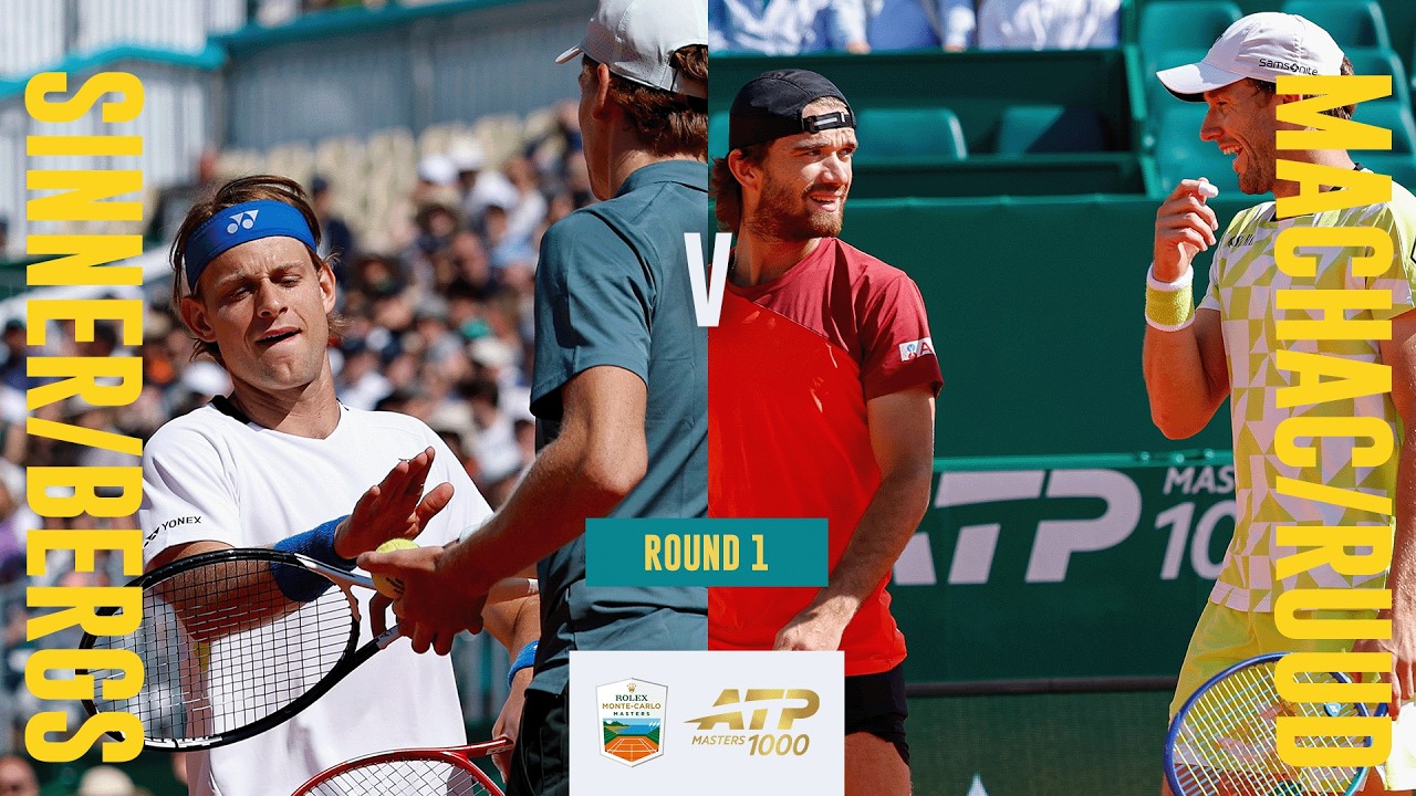 Bergs & Sinner vs Machac & Ruud Highlights | Rolex Monte-Carlo Masters 2026