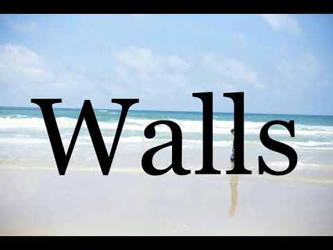 How To Pronounce Walls๐๐๐๐๐๐Pronunciation Of Walls