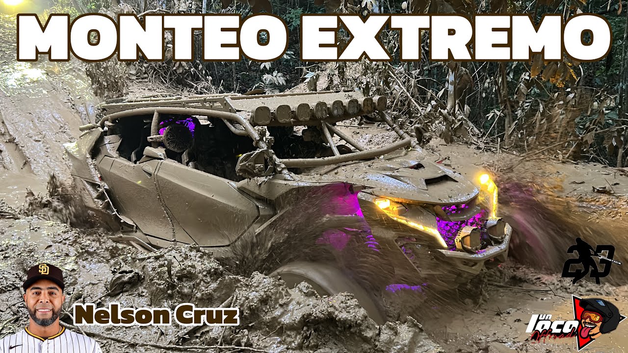 Extreme route with Nelson Cruz and the Maverick R! Pure action, endless hills and mud!