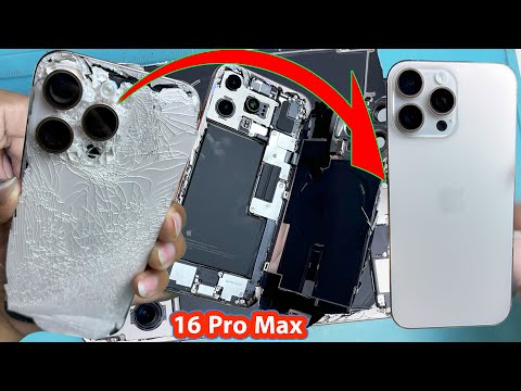iPhone 16 Pro Max Back Glass Replacement DIY Guide: Replacing Cracked
