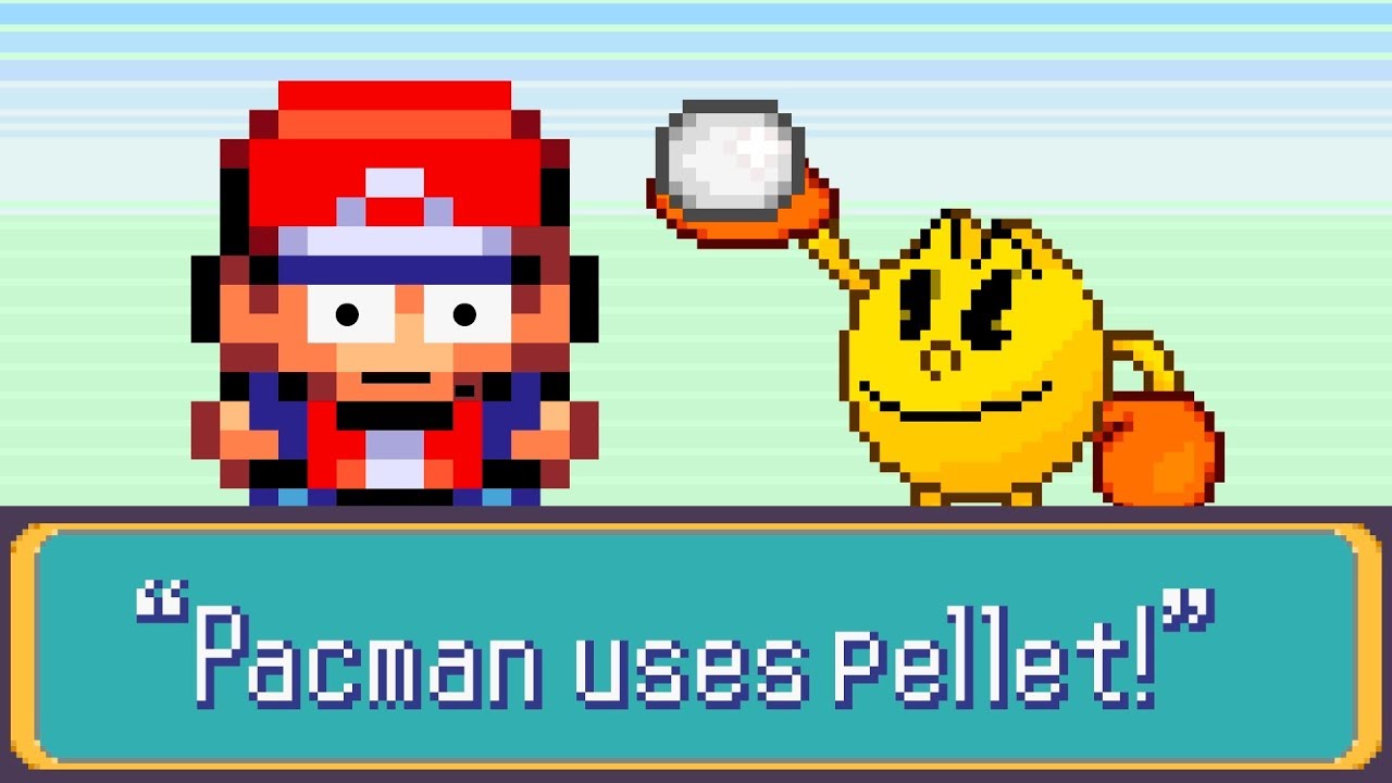 PAC-MAN in a Pokemon Battle - LokmanVideo