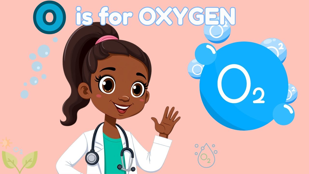 O is for Oxygen 🌬️ | Learn How Breathing Helps Your Body! | Little Med Explorers