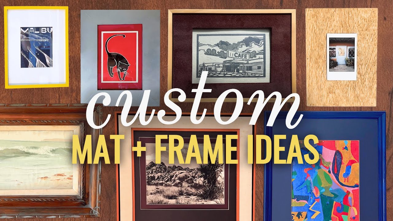 How I Made Old Frames Look Chic—NOT DIY’d ✨ 20 EASY Framing Tricks