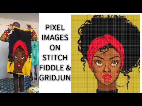 Turn Pixel Art into Crochet Masterpieces | Stitch fiddle & Gridjun Guide
