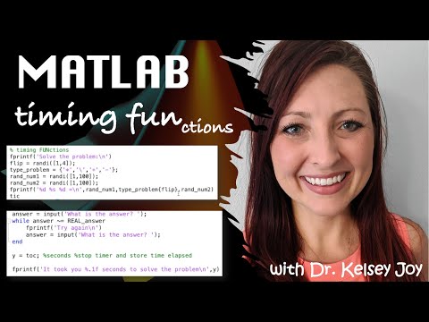 How to Track Time in MATLAB using TIC and TOC functions