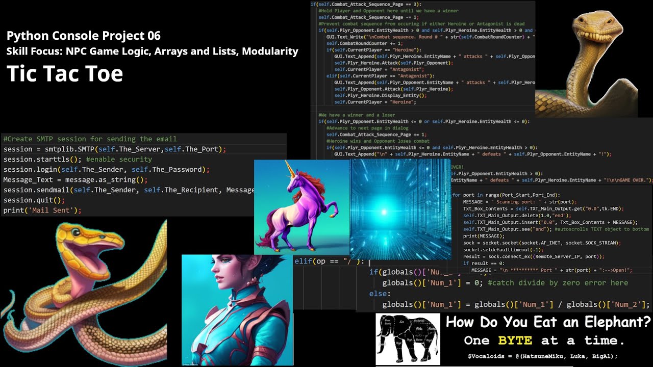 Python Console Project 06: Tic Tac Toe