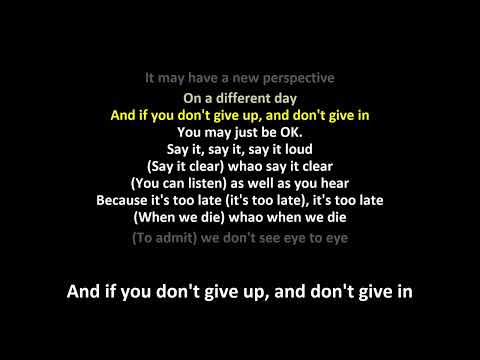 The Living Years (Lyrics) - Mike & The Mechanics