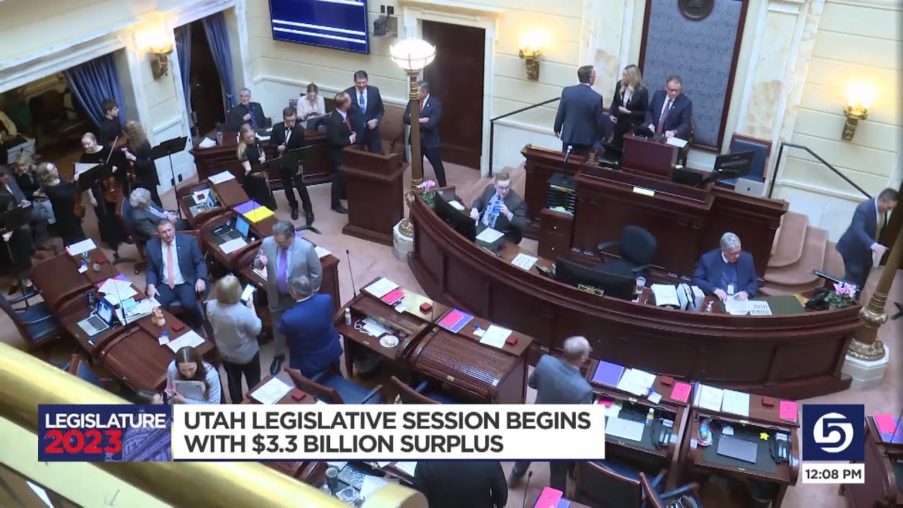 Utah lawmakers begin the 2023 legislative session