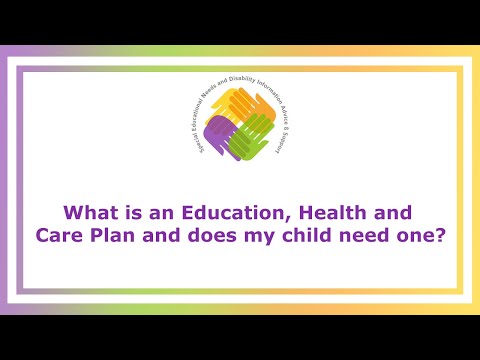 SENDIASS Webinars: What is an EHCP and does my child need one?