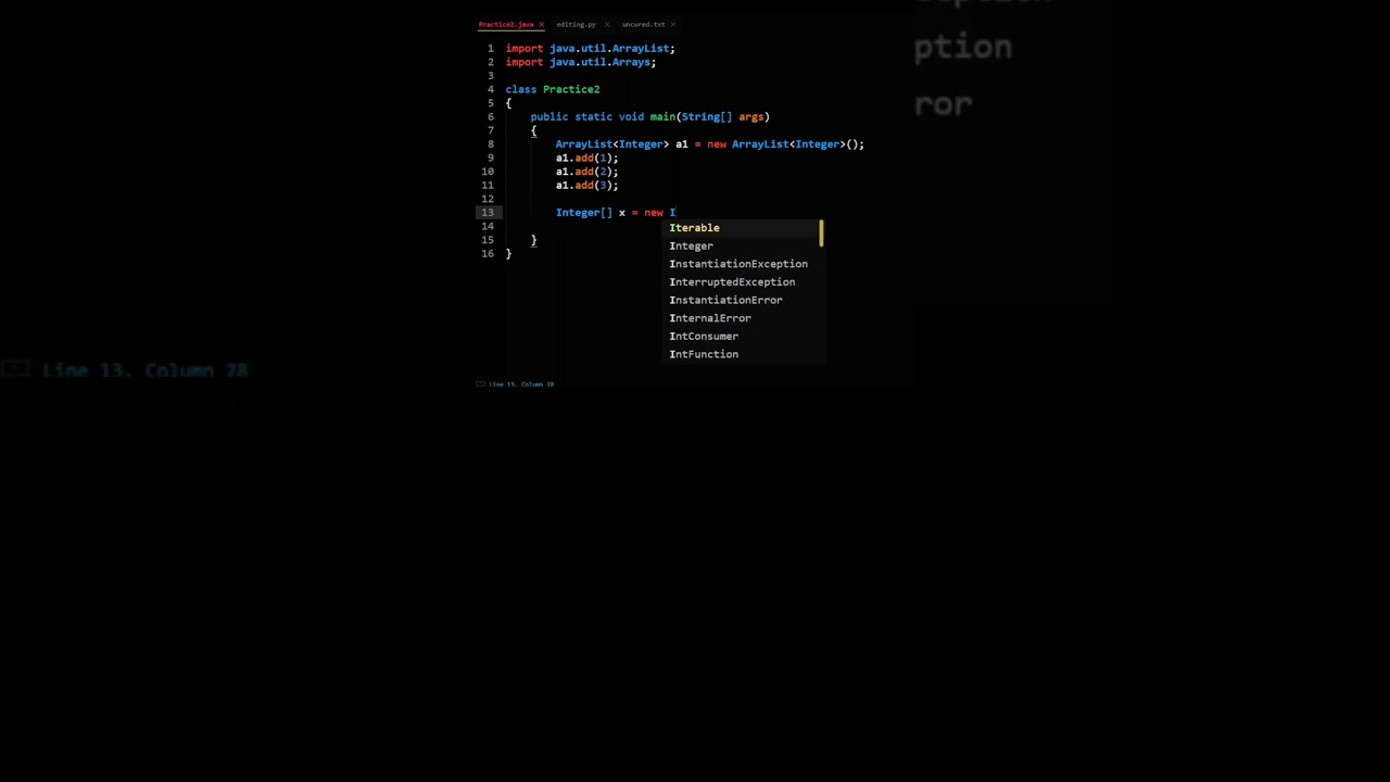 Java Program To Convert ArrayList To Array