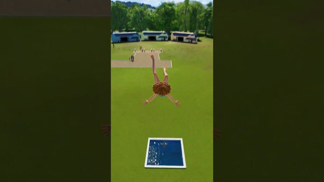 Would You Risk This Water Slide? – Planet Coaster 2 #waterslide #waterpark