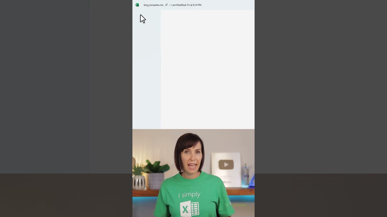 Don't Save Excel Files Like This - Use This SHORTCUT instead! #shorts