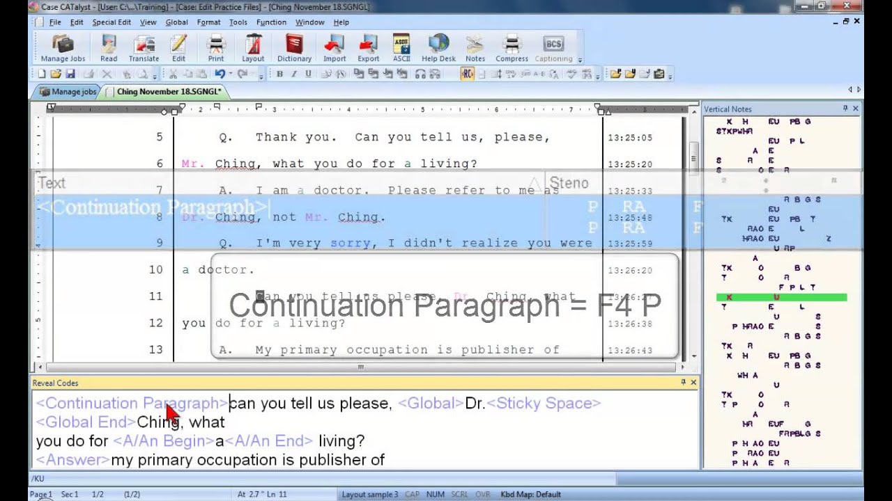 CATalyst Training: Frequently-Used Edit Commands