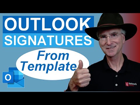 How to Create a Great Looking Outlook Email Signature From Sample Template - Step by Step