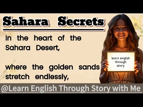 Learn english through story level 1 by Graded reader Story name : Sahara Secrets ||
