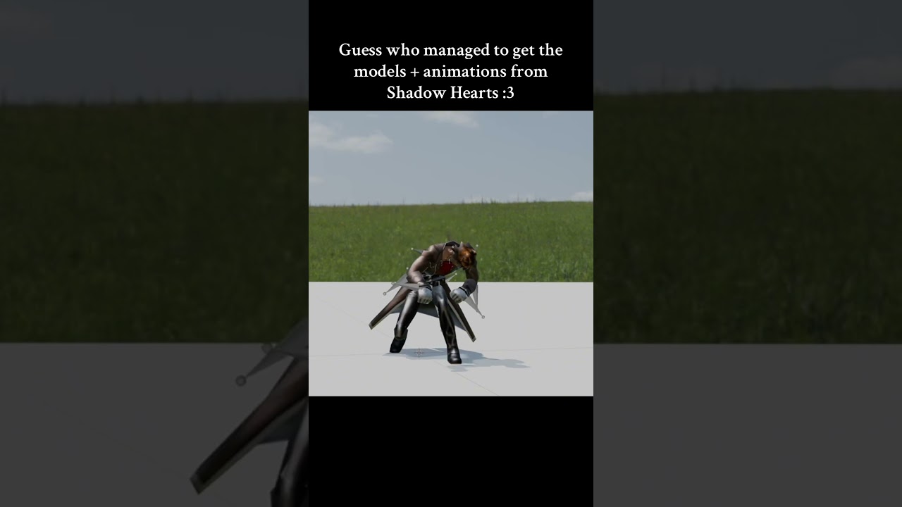 Check this out! I managed to extract all of the models and animations from #ShadowHearts