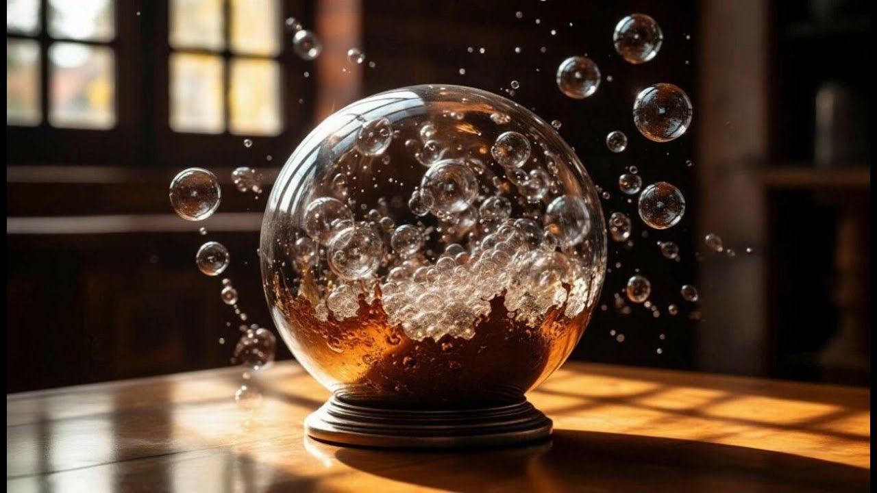 Create a Stunning Metallic Sphere with Floating Bubbles | HTML, CSS & JavaScript Animation Tutorial