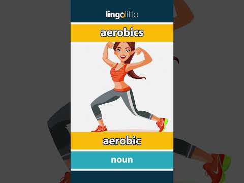 🇬🇧🇫🇮 aerobics - aerobic : learn English : opetellaan englantia : vocabulary builder