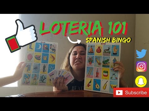 Loteria 101- Spanish Bingo