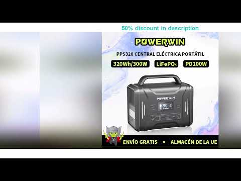 Latest Products You Must Know! POWERWIN 320Wh Portable Power Station PPS320 Solar Generator 300W