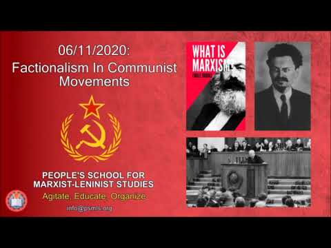 Factionalism: Meaning and Impact ─ PSMLS Audio