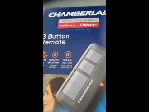 How to program new garage door opener remotes, purple button for Liftmaster, Chamberlain, Craftsman.