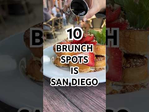 These are some of our favorite spots for breakfast in San Diego, and they're calling your name! 🥓⁠