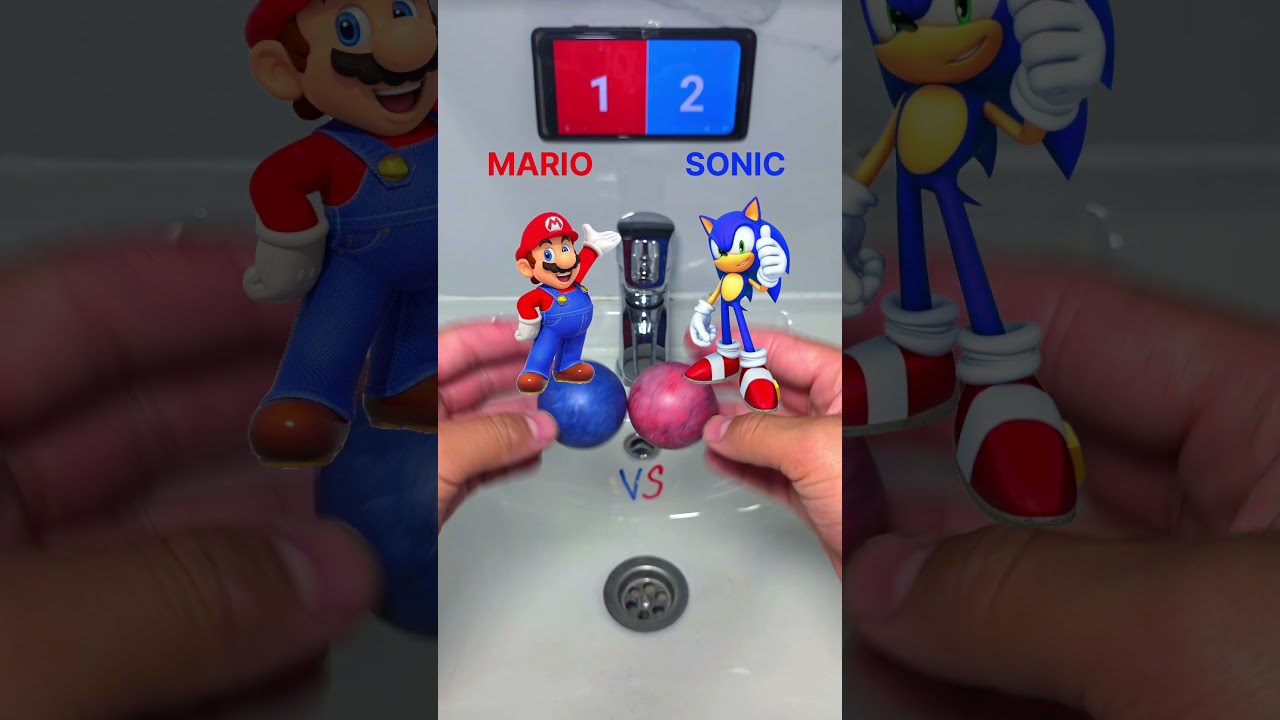 Mario vs Sonic 🔥 Who Wins?!🤯☠️ #shorts #battle #mario #sonic #usa