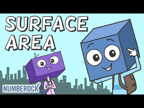 Surface Area Song for Kids | Cube and Rectangular Prism Geometry by NUMBEROCK