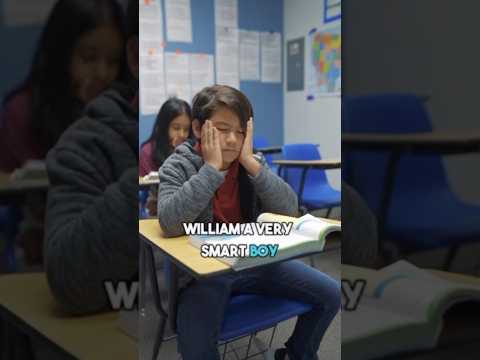 William Smartest Boy In Class🤓#funny #jokes #comedy #funnyjokes #schooljokes #teacherjokes #shorts