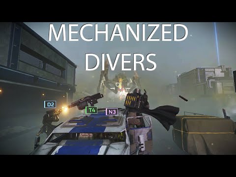Helldivers 2 - MECHANIZED DIVERS - Mech Build - Exosuit Loadout - Terminids - Super Helldive