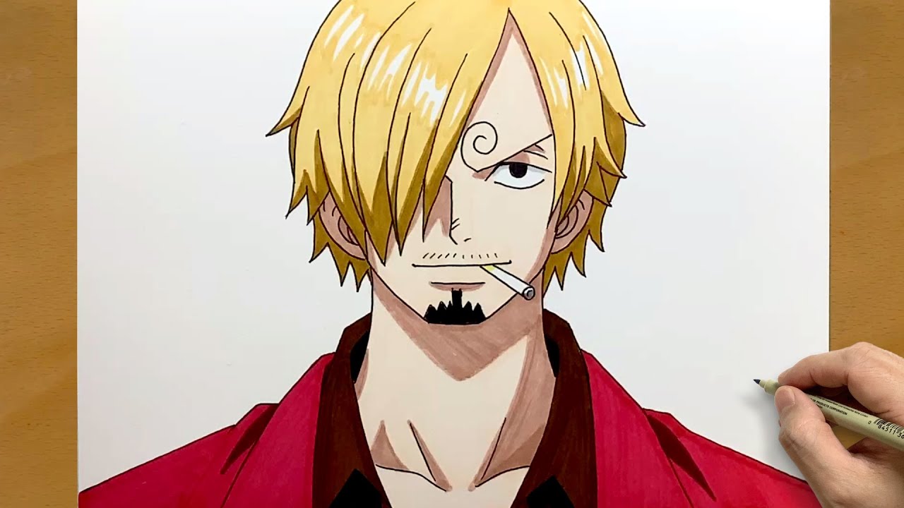 How to Draw Sanji from One Piece || Anime Drawing Step by Step || Easy Anime Art
