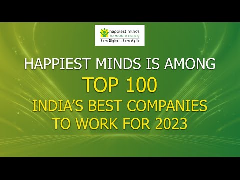 Happiest Minds is among Top 100 India’s Best Companies to Work For 2023